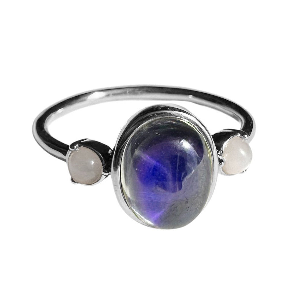 Bejeweled Mood Ring Ultimate Mood Stone Magic w/ Moonstones – Honeycat ...