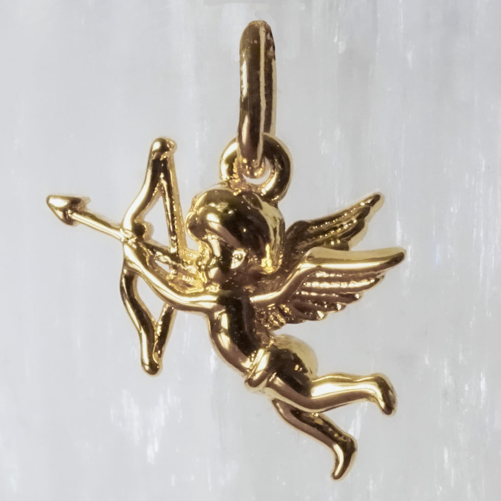 Solo Dainty Cupid Charm - Single Charm Jewelry by Honeycat