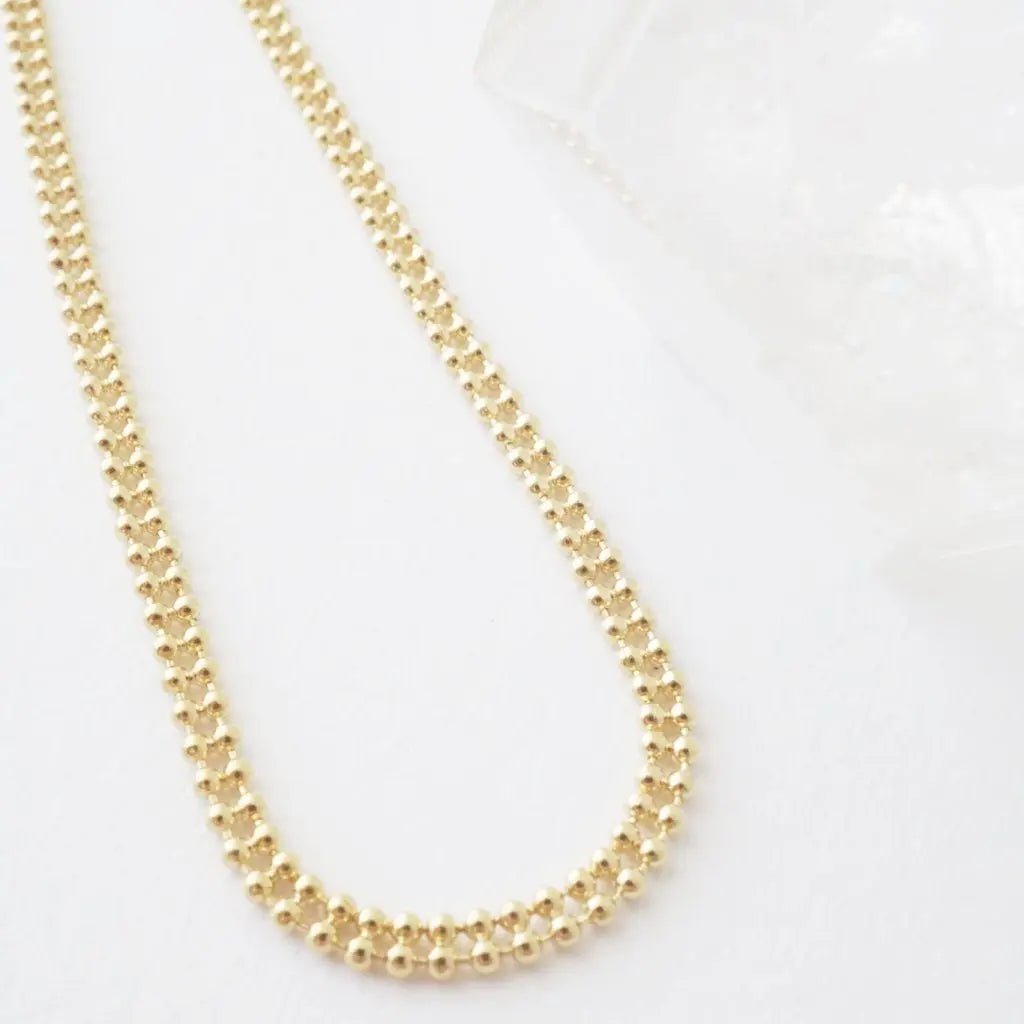 Double Ball Chain Necklace - Final Sale - Honeycat Jewelry