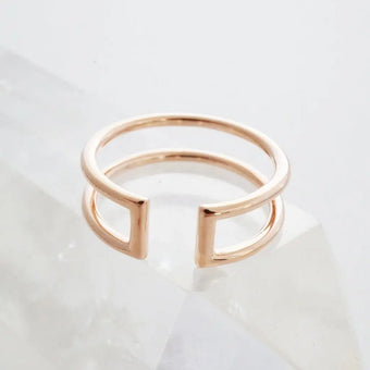 Double Stack Ring – Honeycat Jewelry