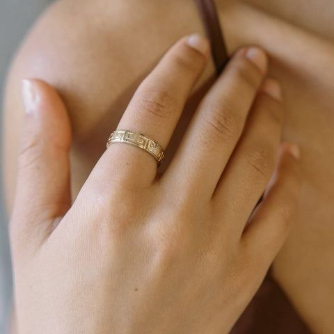 Hera Greek Ring – Honeycat Jewelry
