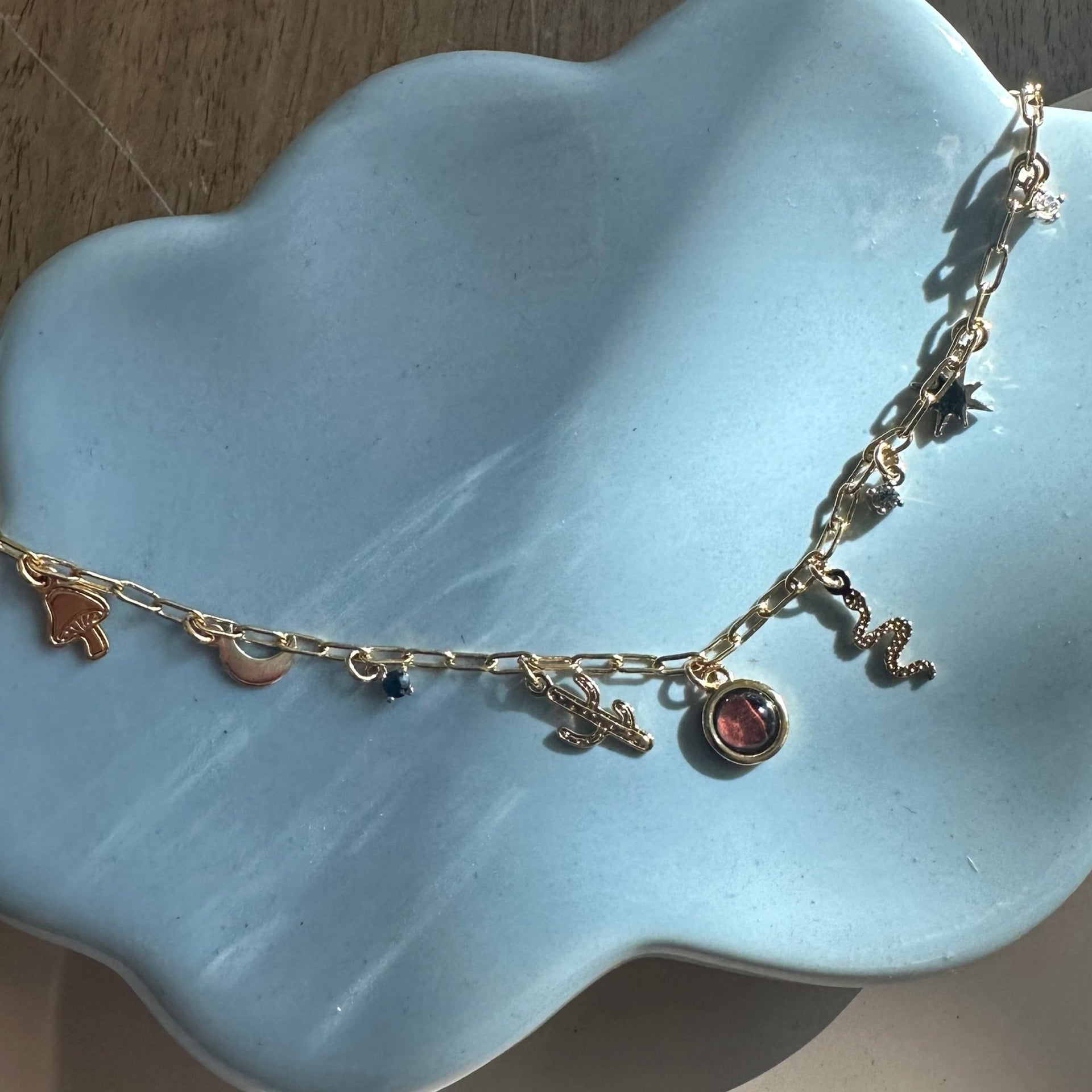 Dainty Personalized Charm Necklace, 100% customizable by you – Honeycat ...